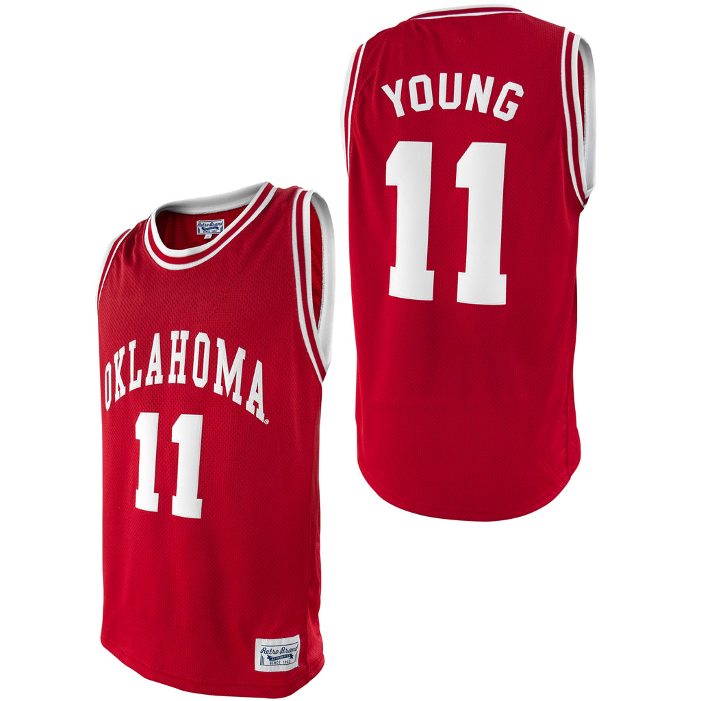 Oklahoma Sooners Trae Young Throwback Jersey – ORIGINAL RETRO BRAND