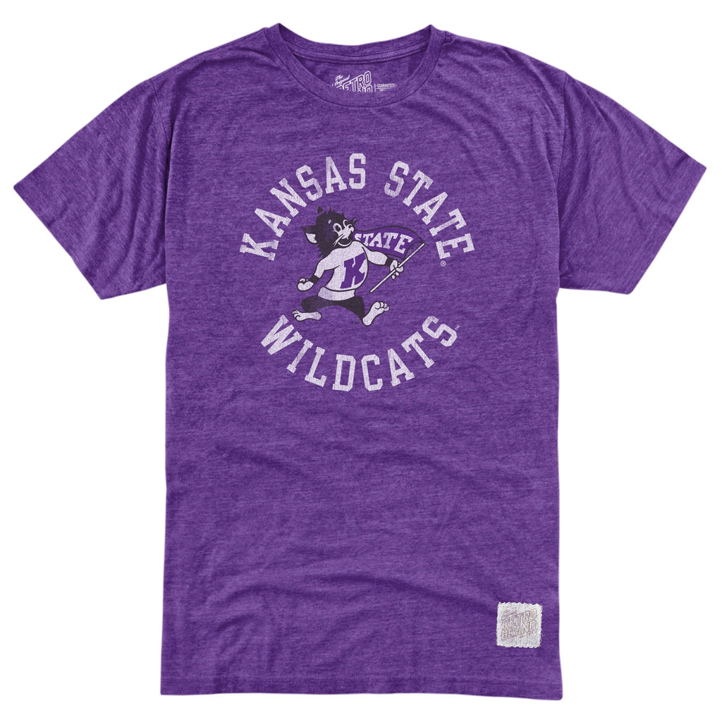 Kansas State Wildcats 100% Cotton Tee – ORIGINAL RETRO BRAND