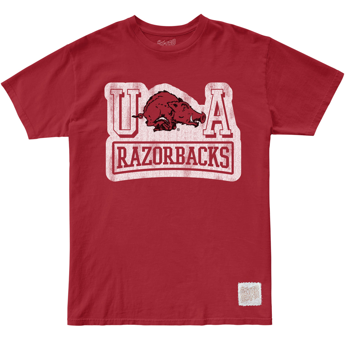 Arkansas Razorbacks 100% Cotton Unisex Tee – ORIGINAL RETRO BRAND