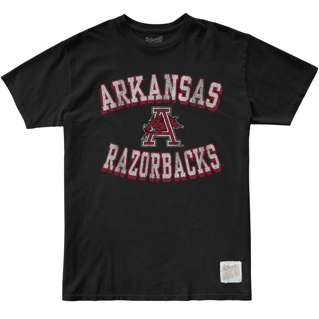 Arkansas Razorbacks 100% Cotton Tee – ORIGINAL RETRO BRAND