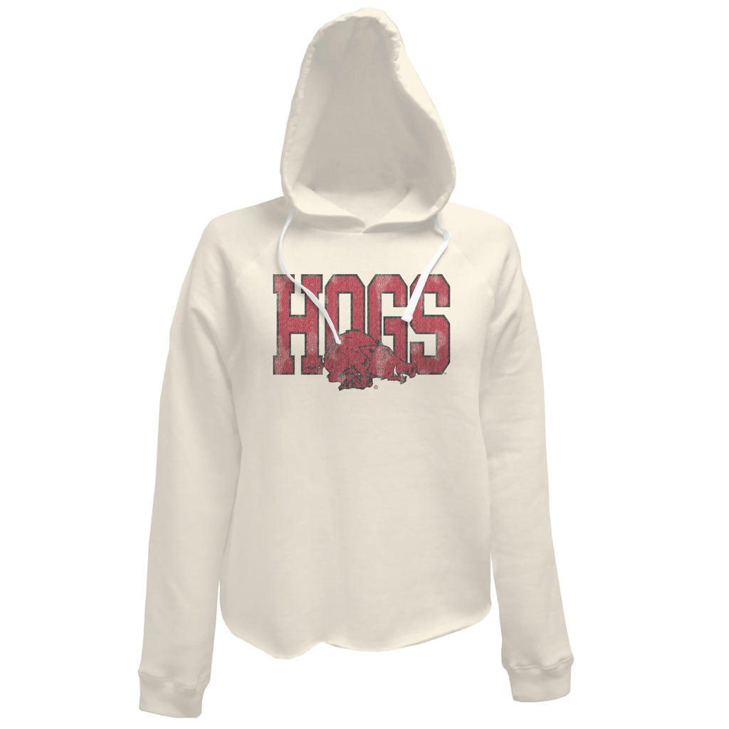 Arkansas Razorbacks Women's Cut Off Hoodie – ORIGINAL RETRO BRAND