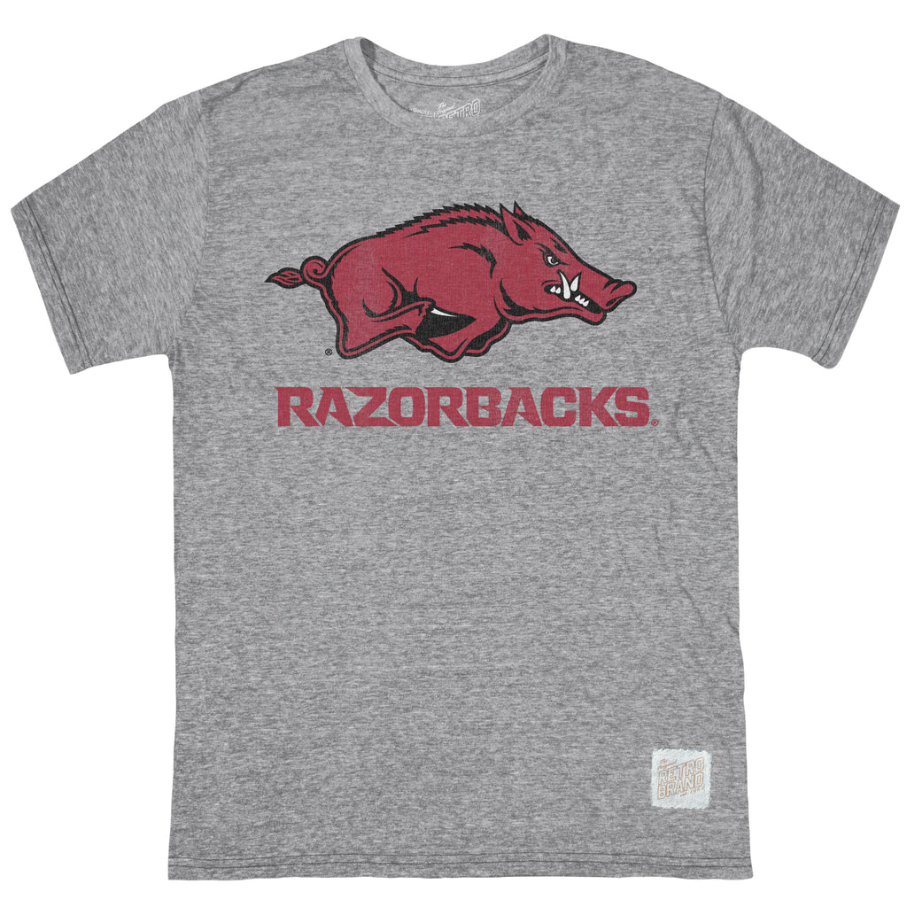 Arkansas Razorbacks Tri-Blend Tee – ORIGINAL RETRO BRAND