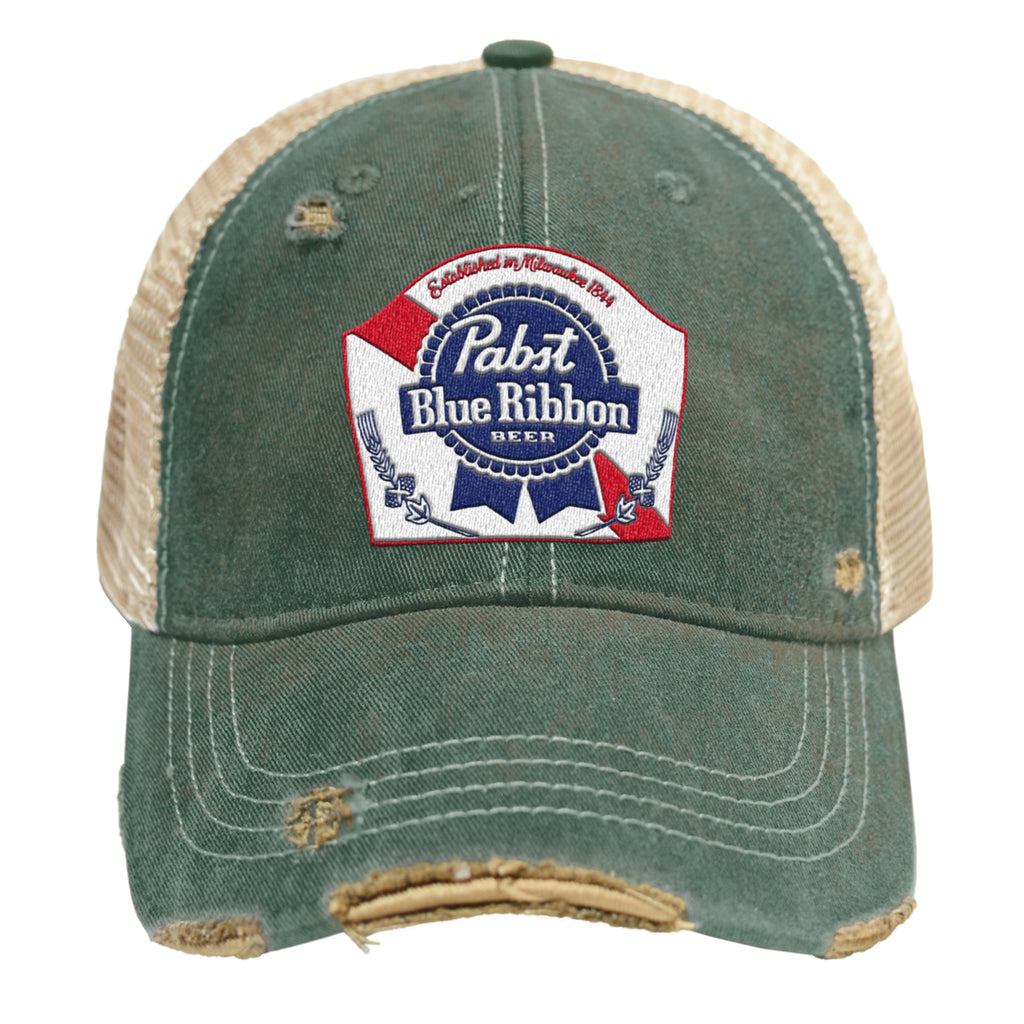 Pabst Blue Ribbon Snap Back Trucker Cap – ORIGINAL RETRO BRAND