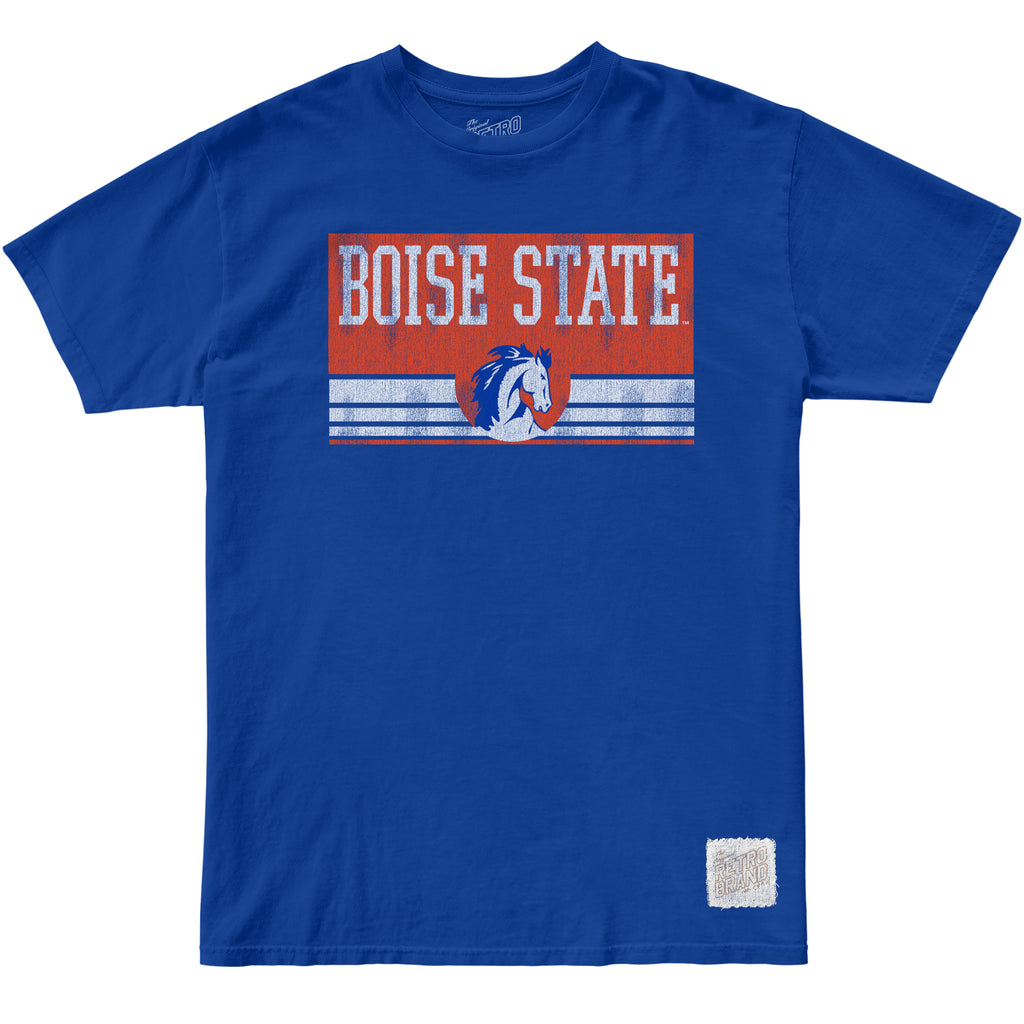 Boise State Broncos 100% Cotton Tee – ORIGINAL RETRO BRAND
