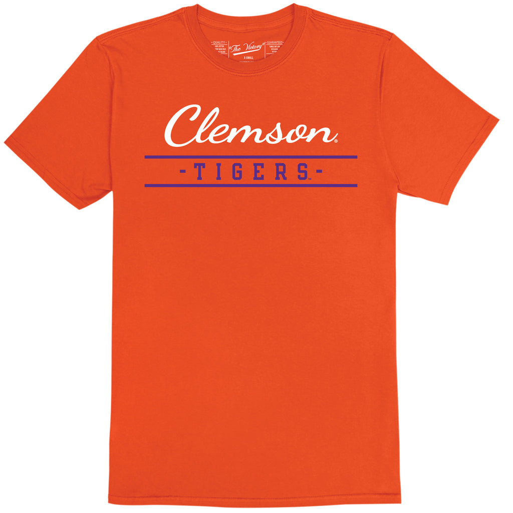 Clemson Tigers Script Bar Tee – ORIGINAL RETRO BRAND
