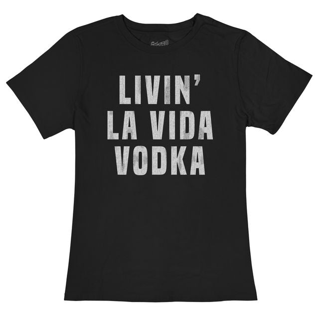 Livin' La Vida Vodka 100% Cotton Women's Tee – ORIGINAL RETRO BRAND