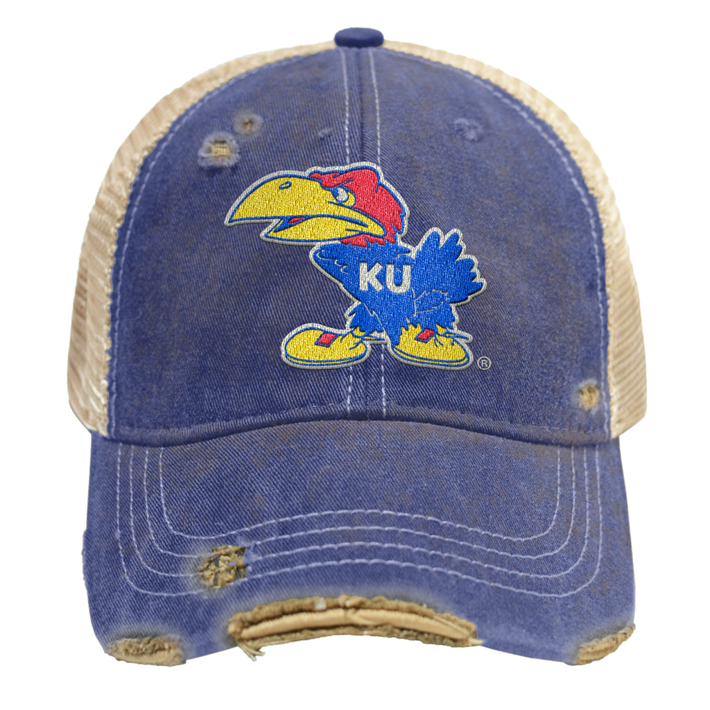 Kansas Jayhawks Trucker Hat Cap – ORIGINAL RETRO BRAND