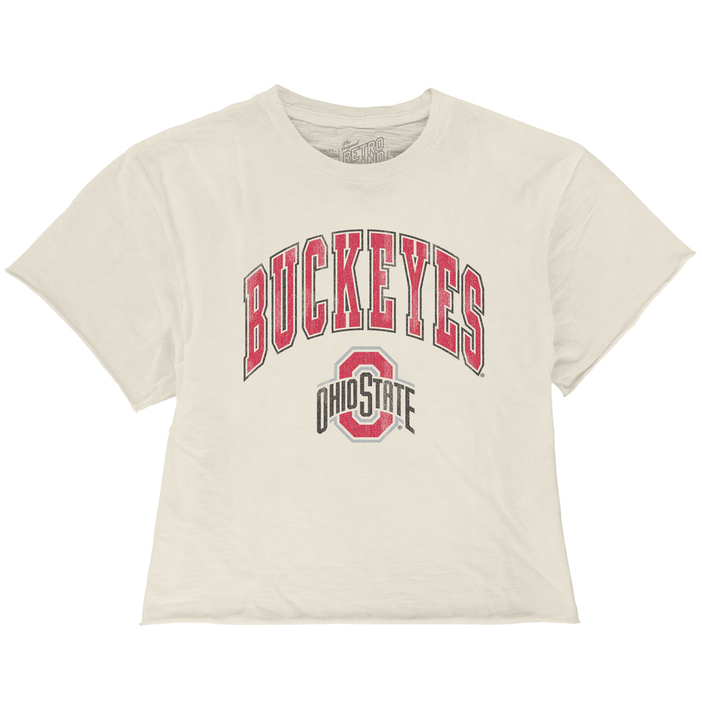 Ohio State Buckeyes 100% Cotton Crop Slub Tee – ORIGINAL RETRO BRAND