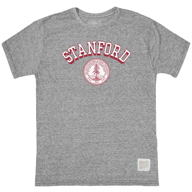 Stanford Arch Logo Tri-Blend Tee – ORIGINAL RETRO BRAND
