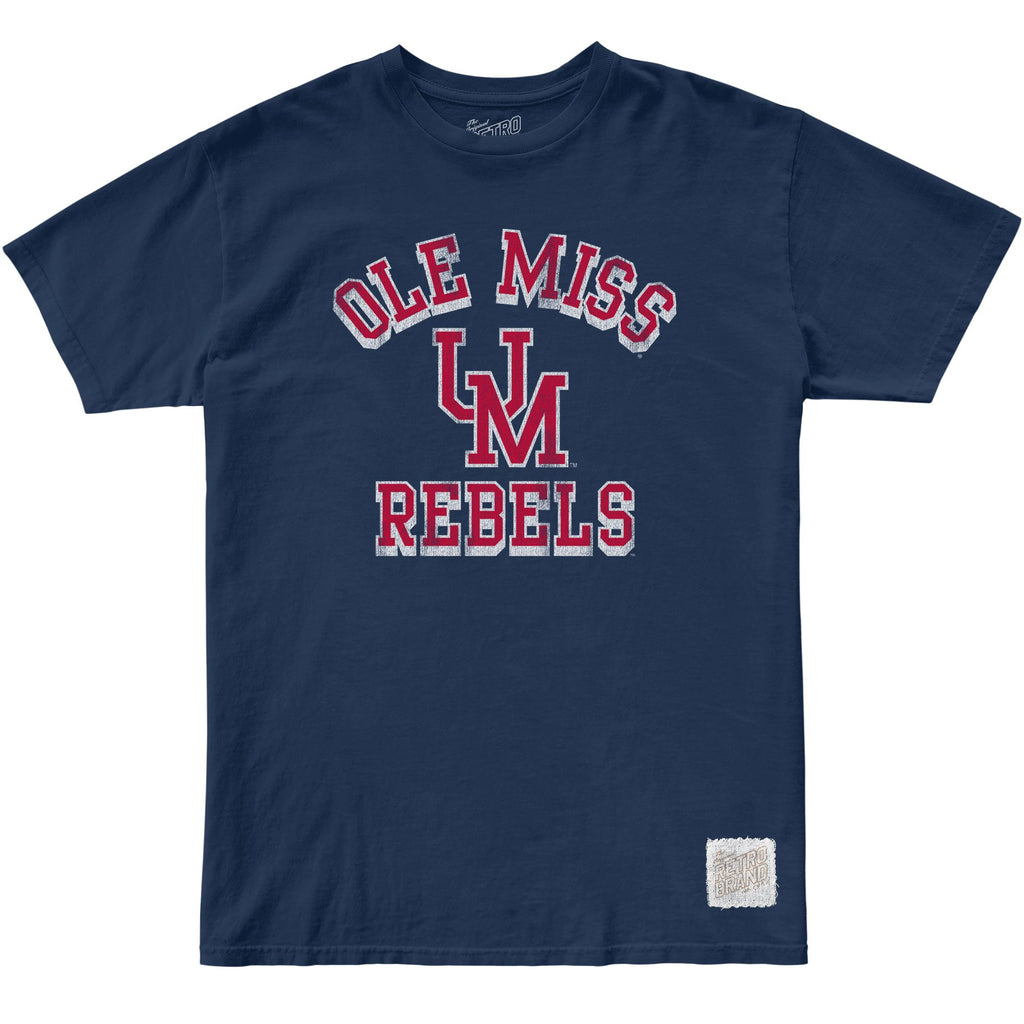 Ole Miss Arch Logo 100% Cotton Tee – ORIGINAL RETRO BRAND