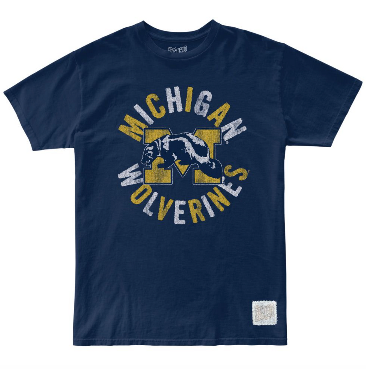 Michigan Wolverines 100% Cotton Unisex Tee – ORIGINAL RETRO BRAND