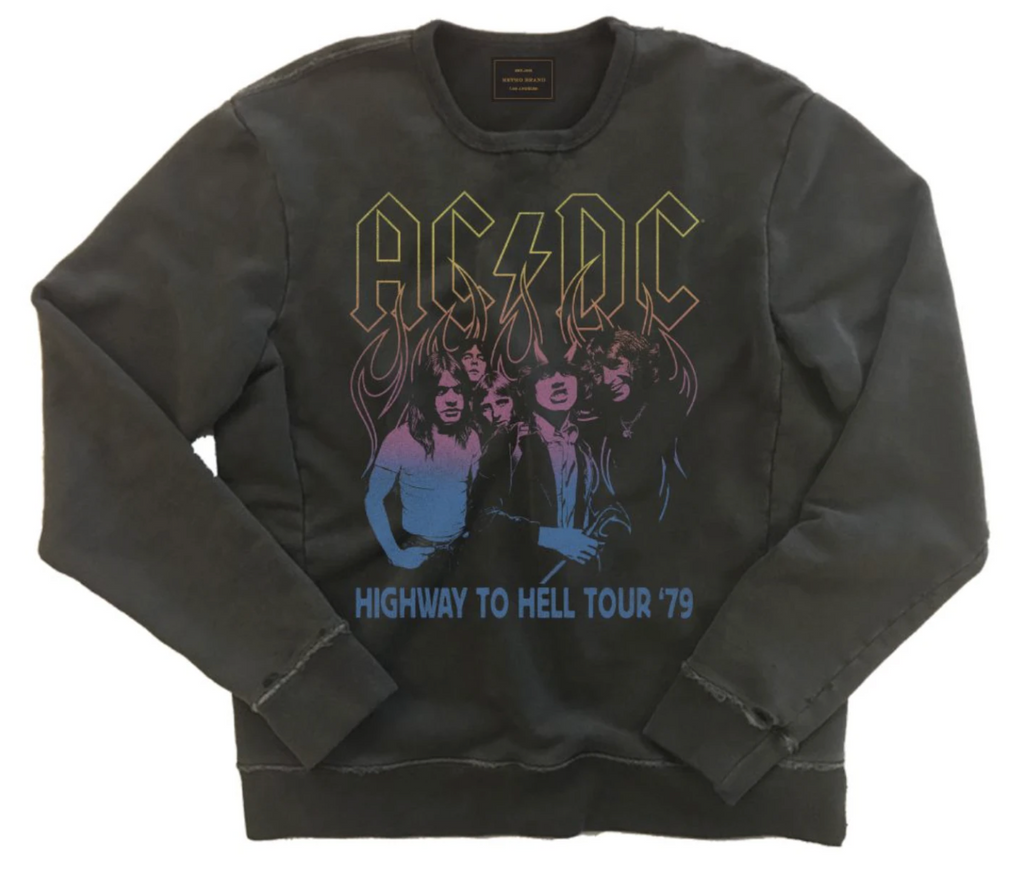 AC/DC Highway to Hell Tour Black Label Sweatshirt – ORIGINAL RETRO BRAND