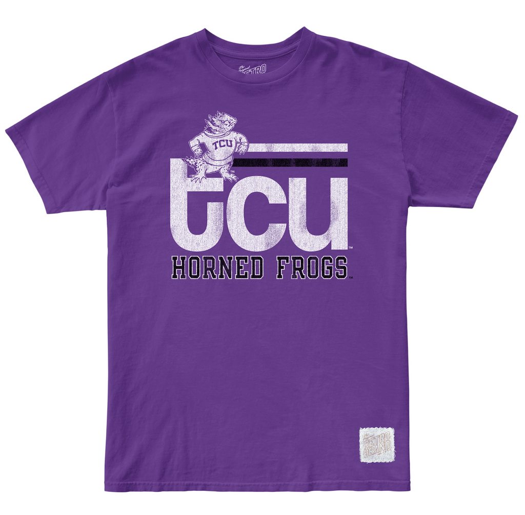 TCU Horned Frogs 100% Cotton Tee – ORIGINAL RETRO BRAND