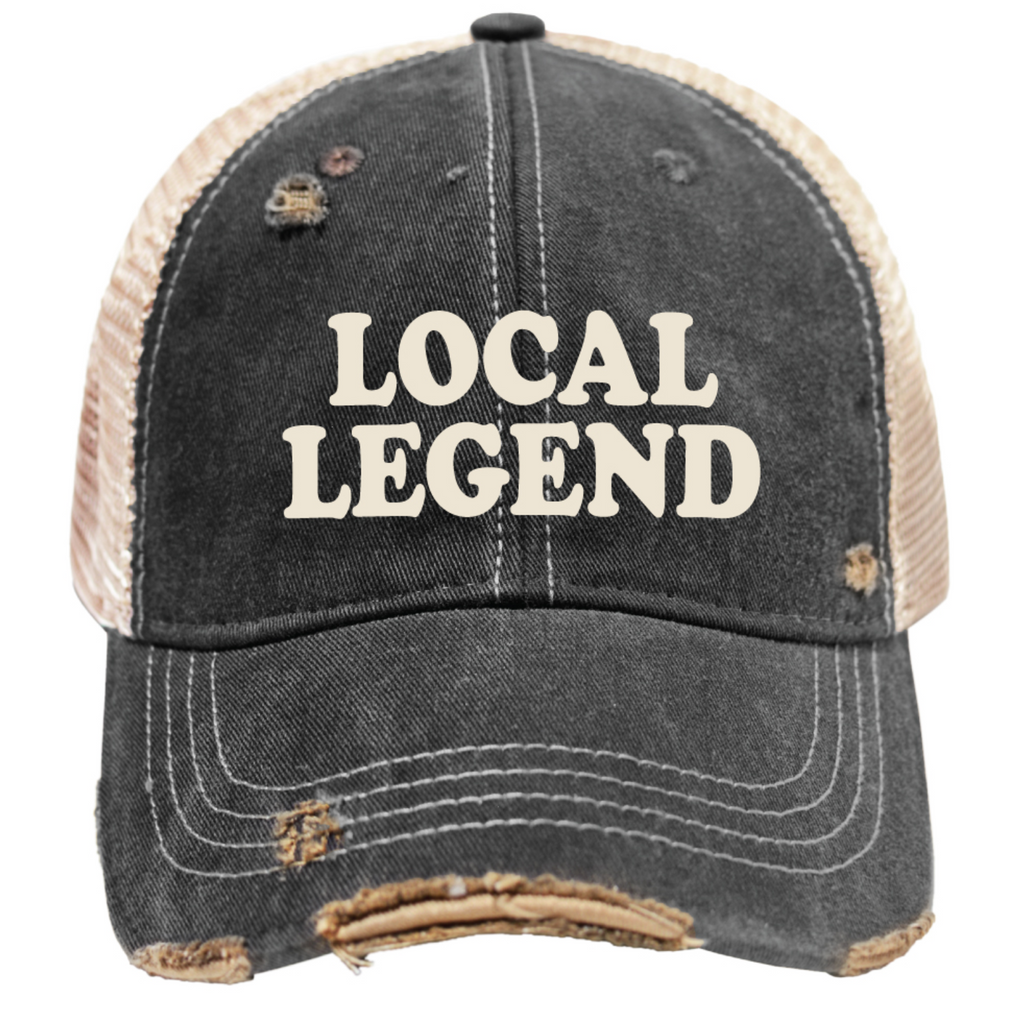 Local Legend Vintage Snap Back Trucker Cap – ORIGINAL RETRO BRAND