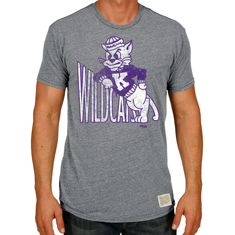 Kansas State Wildcats Tri-Blend Unisex Tee – ORIGINAL RETRO BRAND