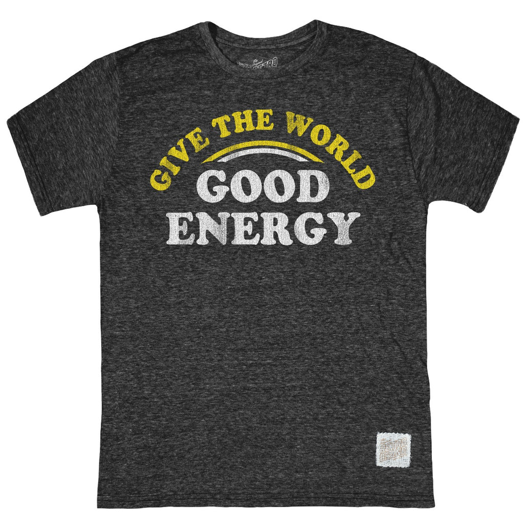 Give The World Good Energy Tri-Blend Tee – ORIGINAL RETRO BRAND