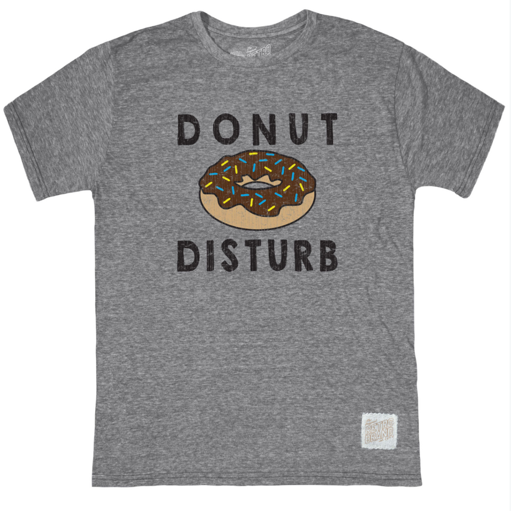 Donut Disturb Tri-Blend Tee – ORIGINAL RETRO BRAND